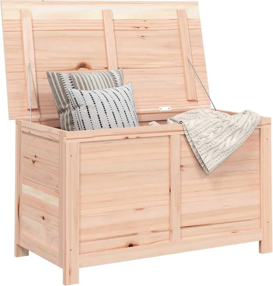Zahradní box na podušky 100 x 50 x 56 cm masivní jedlové dřevo 152166