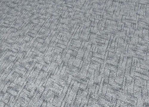 Koberce Breno Metrážový koberec DOBRO 95, šíře role 400 cm, Šedá, Vícebarevné