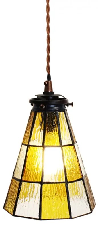 Závěsná Tiffany lampa Anki – 15x115 cm