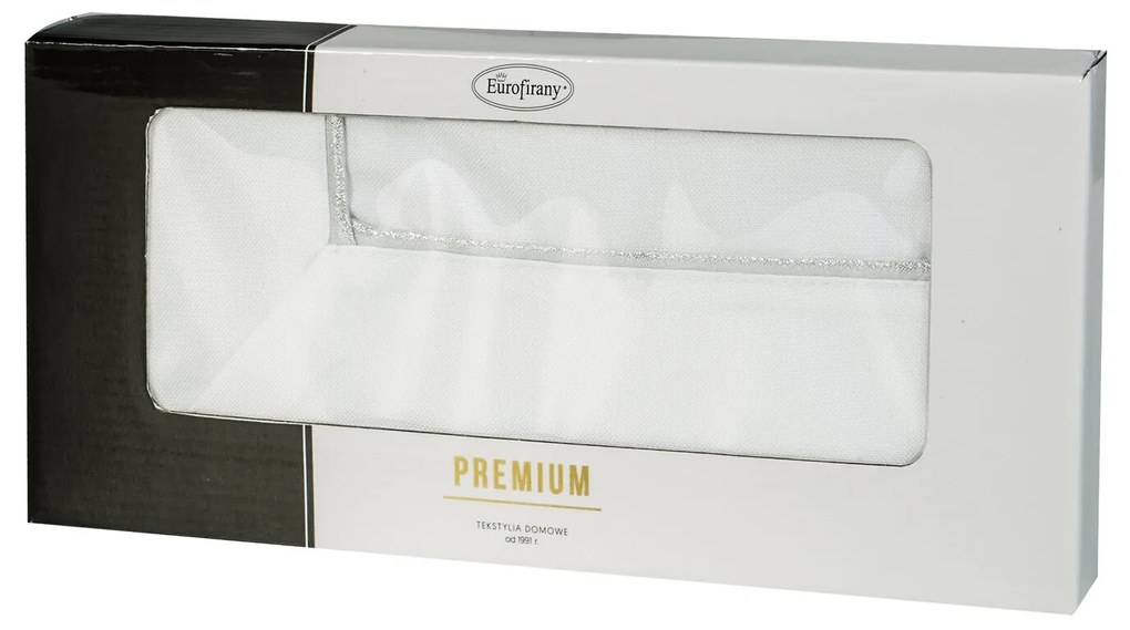 UBRUS MADELE 40X140 CM BÍLÝ