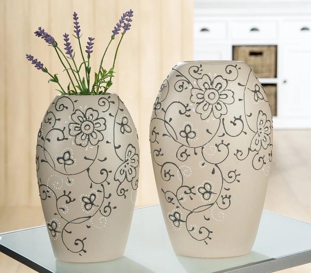 Keramická váza Cirro, 31 cm