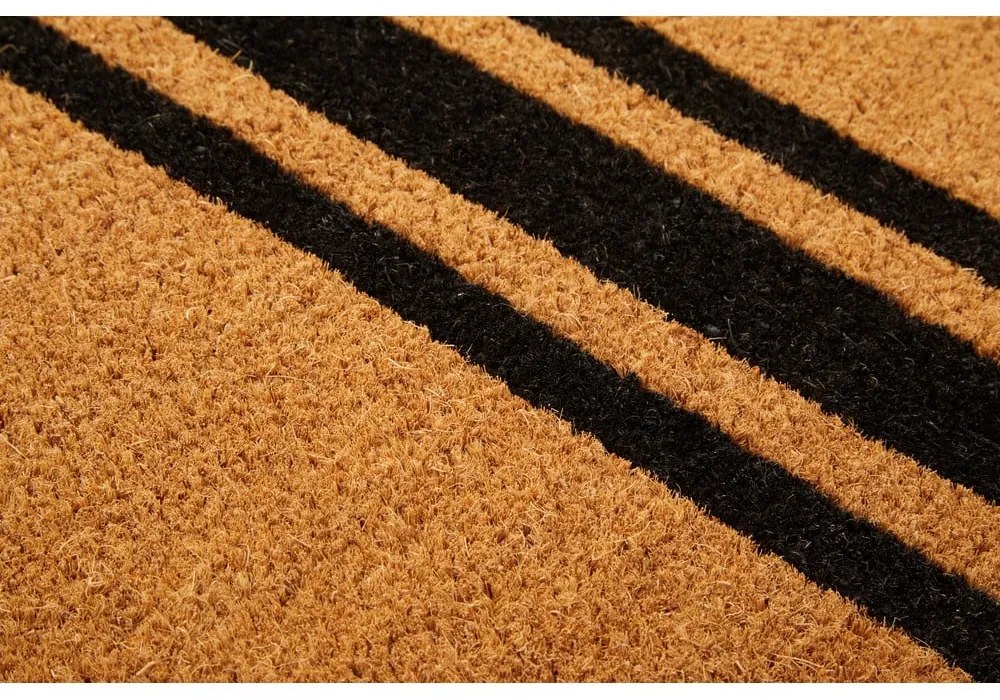 Rohožka z kokosového vlákna 55x125 cm Black Stripe – Premier Housewares