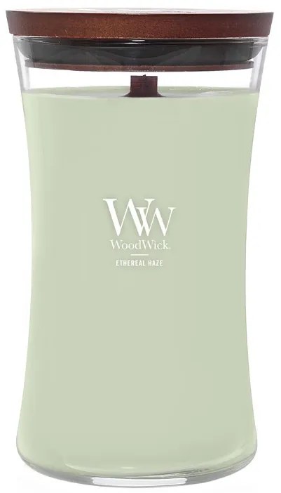 WoodWick vonná svíčka s dřevěným knotem Velká Ethereal Haze 610g
