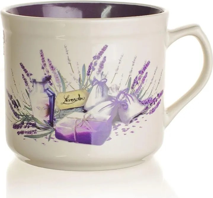 Banquet Keramický hrnek BIG LAVENDER 630 ml