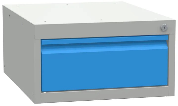 Závěsný dílenský box na nářadí KOVONA, 3 zásuvky, 350 x 480 x 610 mm