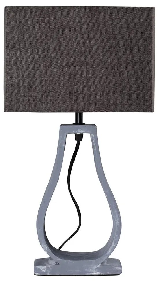 Stolní lampa FEMO 1xE14/40W/230V šedá/hnědá