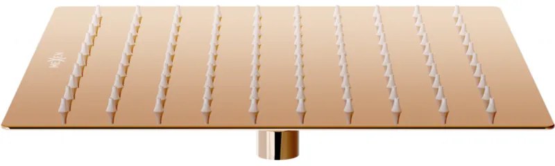 Mexen Sprchová hlavice Slim nerezová 25 x 25 cm, růžovo-zlatá, 79125-60