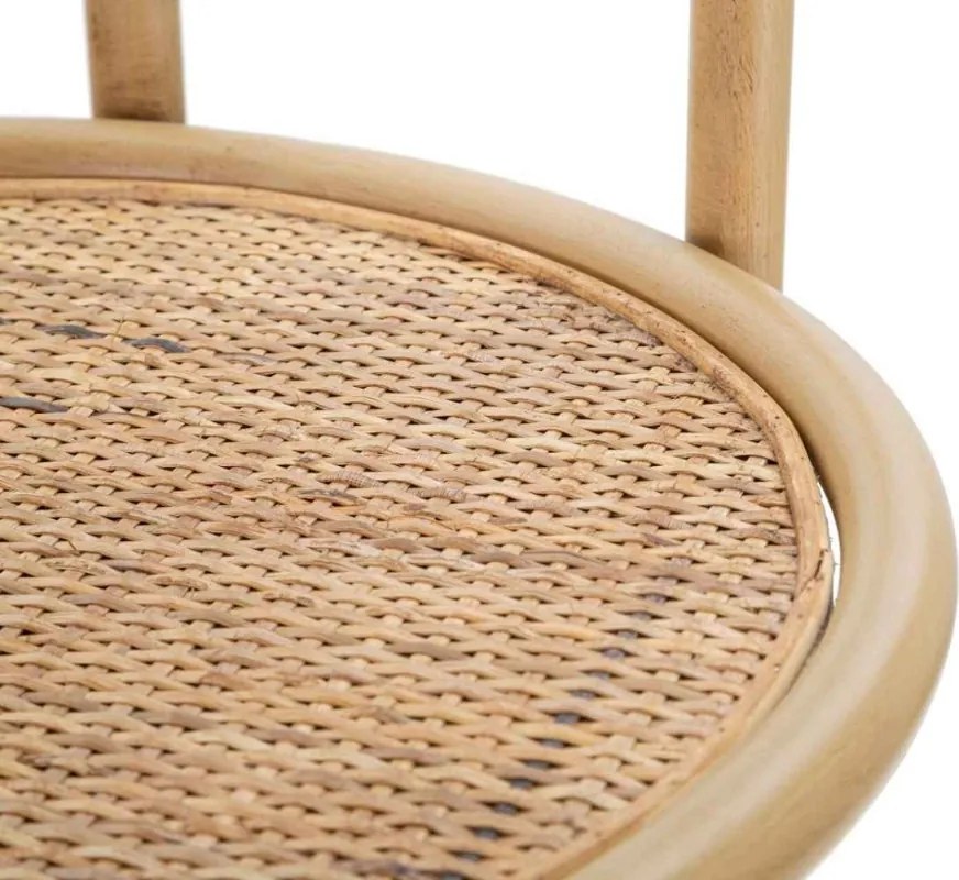 Designová knihovna Gennipha 40 cm hnědá