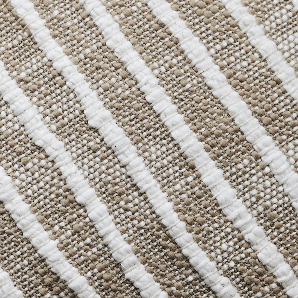 Povlak na polštář Yarn 50 x 50 cm světle hnědý