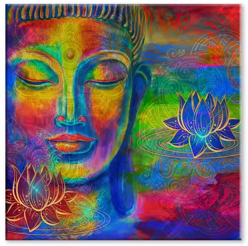 Energetický obraz Buddha Velikost (šířka x výška): 120x120 cm