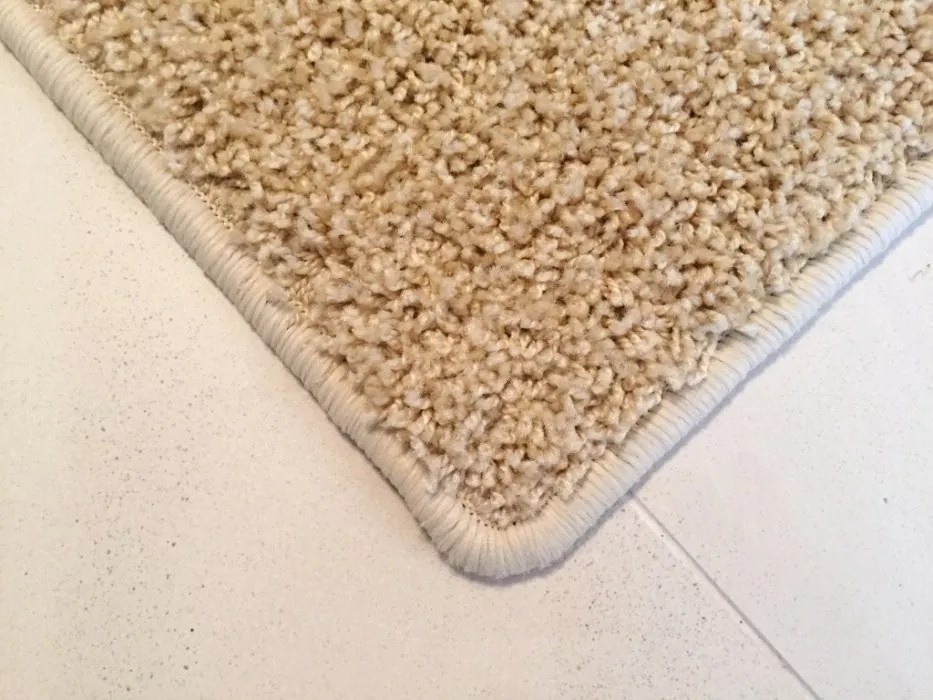 Vopi | Kusový koberec Color Shaggy béžový - Kytka 160 cm průměr