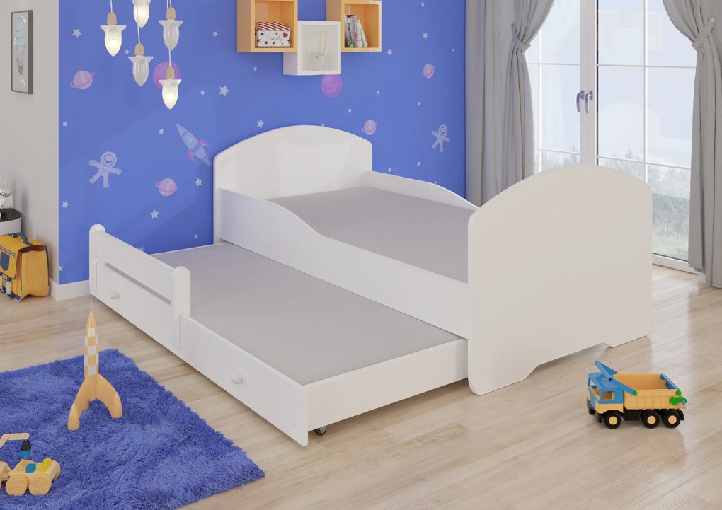 ADRK Furniture Dvojitá postel s matracemi PEPE II 160x80 CH-Pep-II- W-160-E082