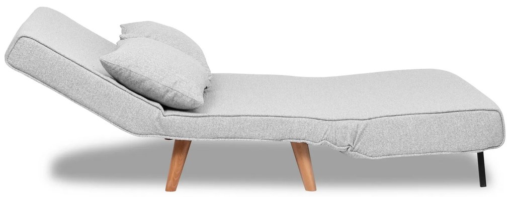 Hanah Home Rozkládací dvoumístná pohovka FOLDE šedá 120 cm