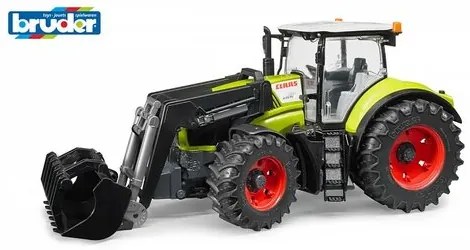 Bruder Traktor Claas Axion s předním nakladačem, 44,5 x 18 x 20,5 cm