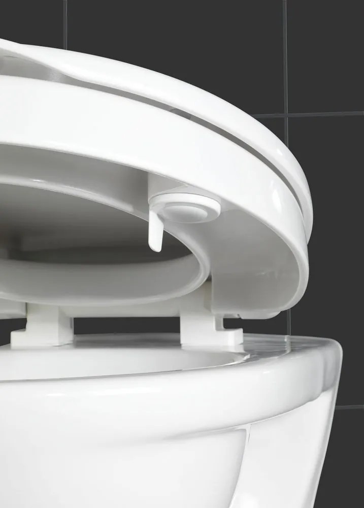 Toaletní sedadlo Secura Comfort WENKO, pohodlné toaletní sedadlo Duroplast Easy-Close