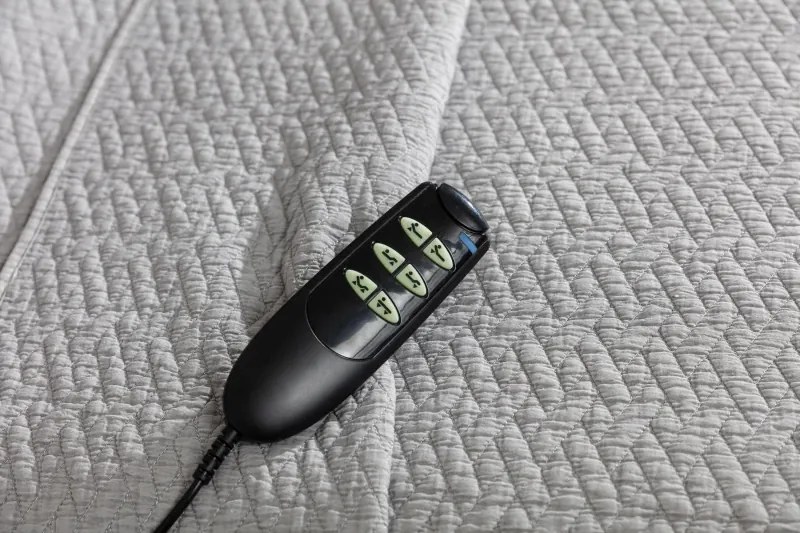 Kontinentální postel CARLINO boxspring s elektrickým polohováním 200x180, zelená (kronos 19)