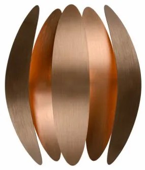 LUCIDE VIVANA Wall Light 2xG9 W32cm Copper, nástěnné svítidlo