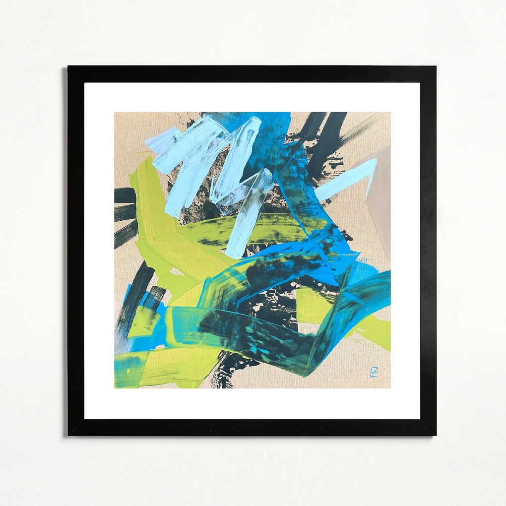 Evgeniya Zolotareva | Green Synergy Rám: Černý, Velikost: 40 x 40 cm