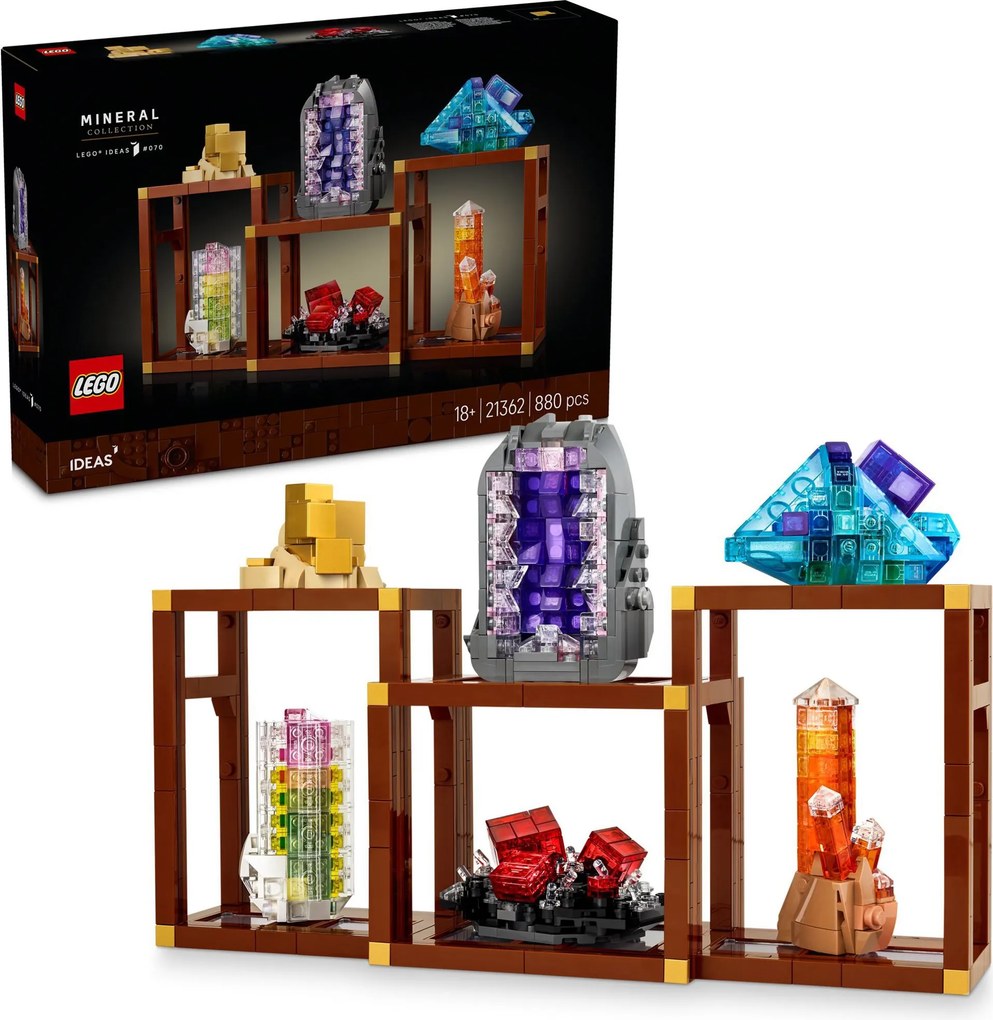 Lego® ideas 21362 sbírka minerálů 5702017829296