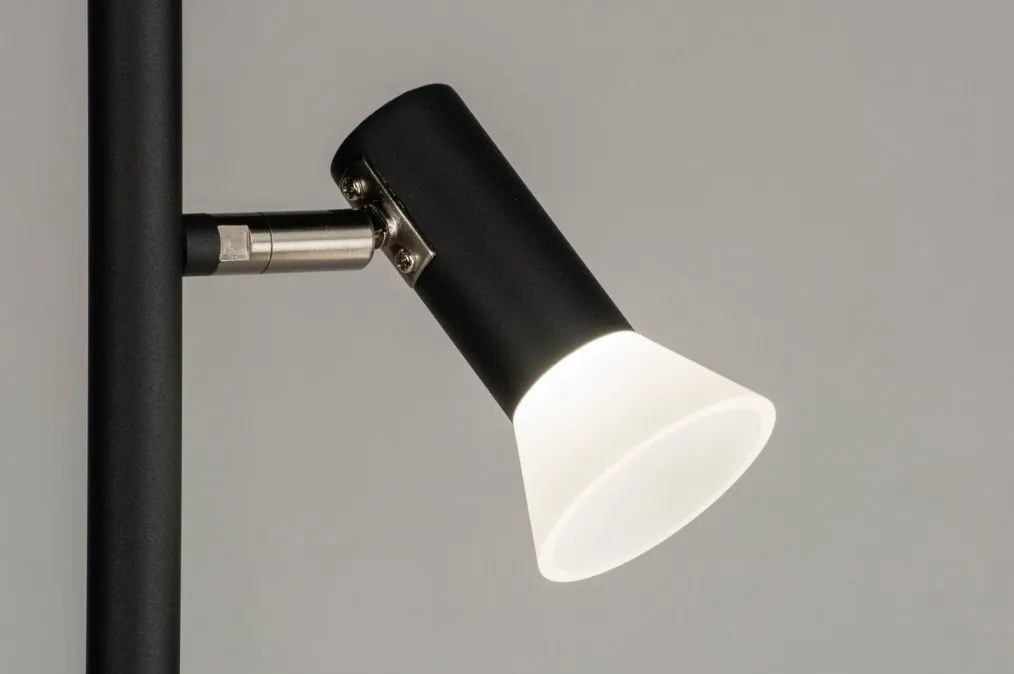 Stojací designová lampa Black Tom