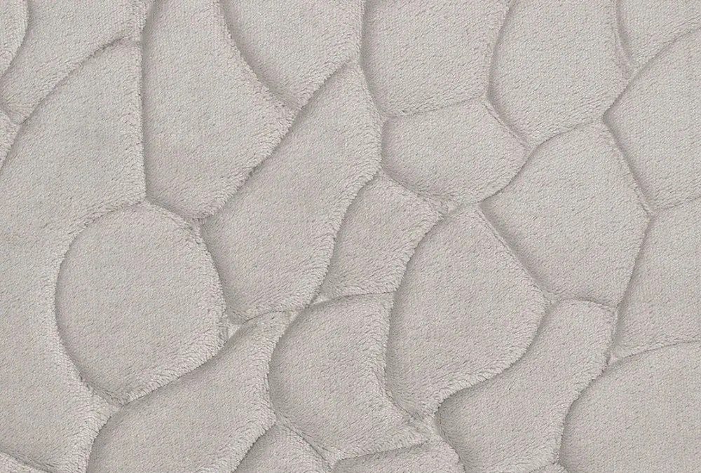 BO-MA, Protiskluzová koupelnová předložka 3D 133 sand, 50x80, šedá, koupelna