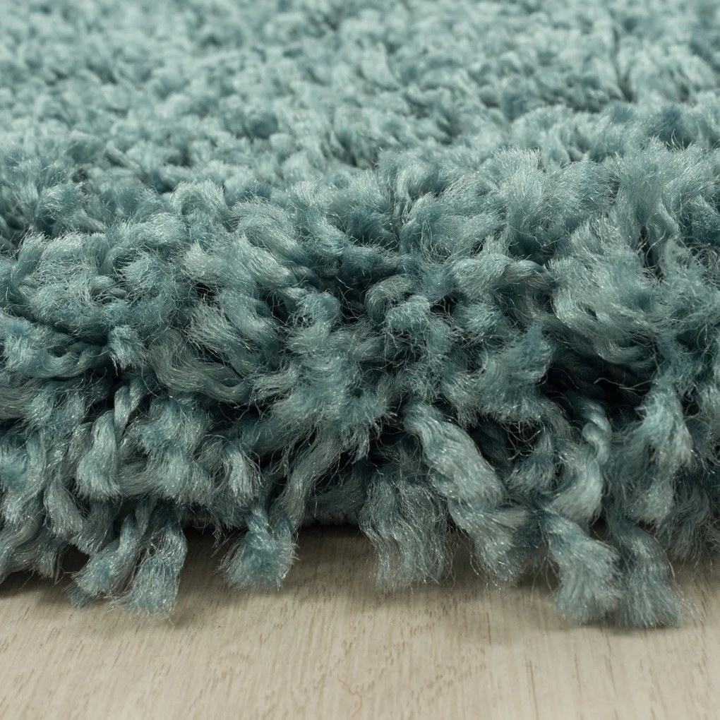 Ayyildiz, Kusový koberec Sydney Shaggy 3000 aqua, 60x110, modrá, ložnice