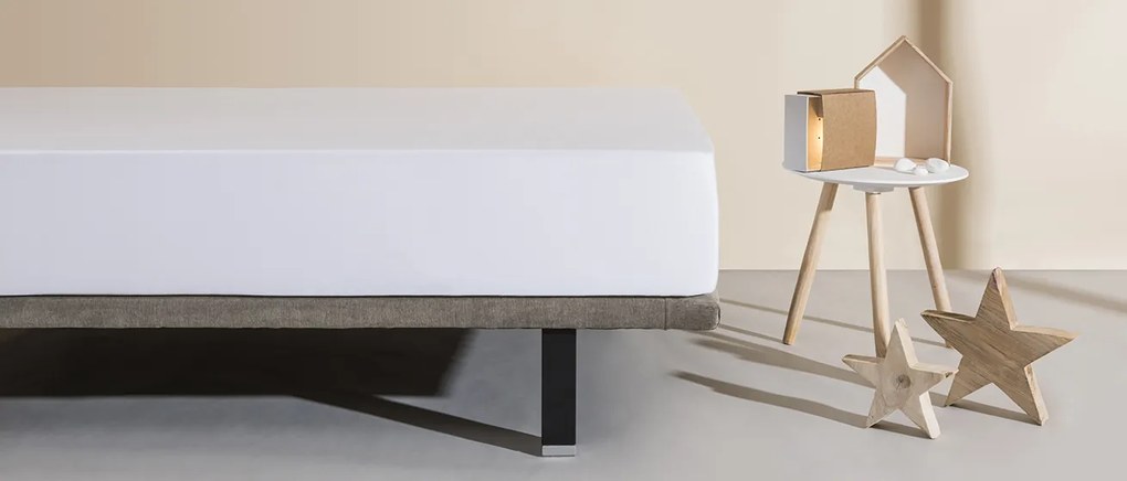 Velfont Aura prostěradlo a matracový chránič 180x220x45 cm - bílá