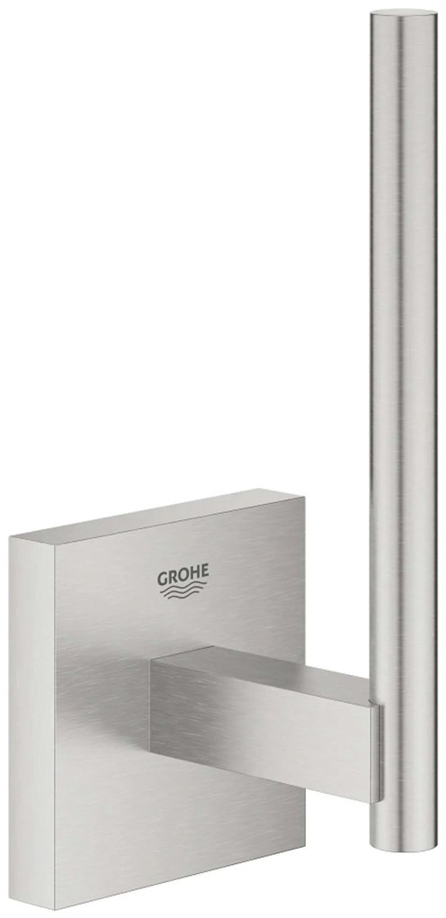 Grohe QuickFix Start Cube - Držák rezervního toaletního papíru, supersteel 40979DC0