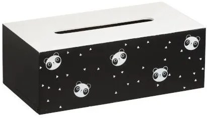 Box na papírové kapesníčky Panda -25*13*8,5cm