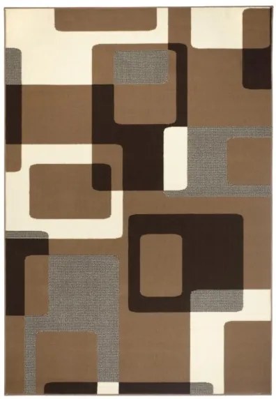 Moderní kusový koberec Hamla 101602 hnědý Typ: 200x290 cm
