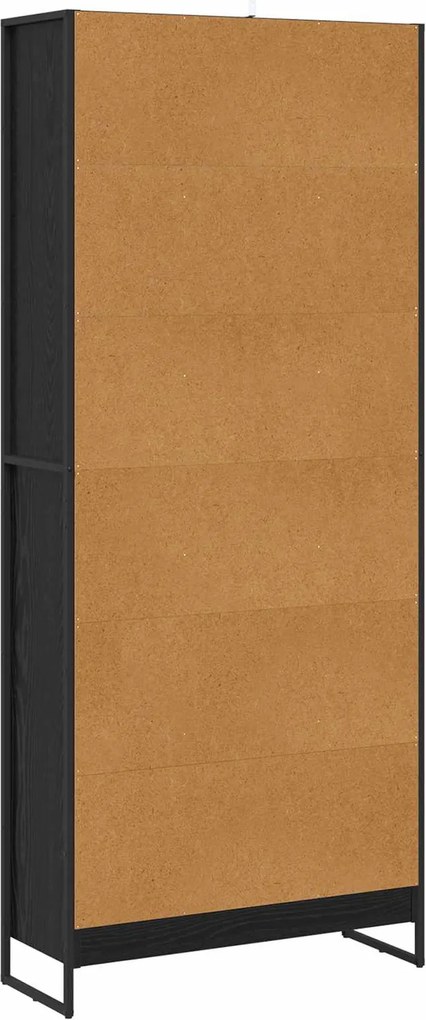 Knihovna 80 x 30 x 189,5 cm Kompozitní dřevo Černý dub 3403010