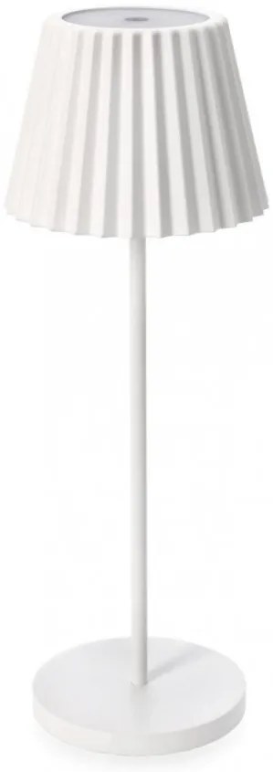 BIZZOTTO Zahradní stolní LED lampa ARTIKA 36 cm bílá