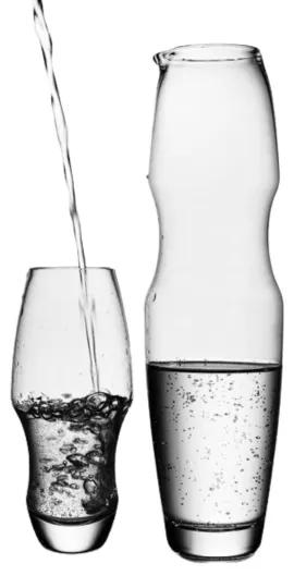 H₂O sklenice - křišťál