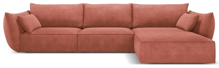 Červená rohová pohovka (pravý roh) Vanda – Mazzini Sofas