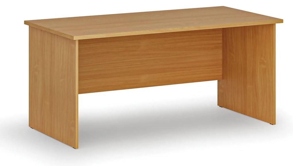 Kancelářský psací stůl PRIMO WOOD, 160x80 cm, buk