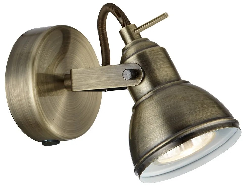 Rustikální bodové svítidlo Searchlight FOCUS 1541AB