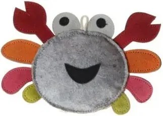 animALL Hračka plstěná Krab 13x21,5 cm