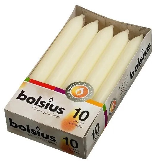 Bolsius Domácí 10ks 20x170 sl. kost svíčky RAL
