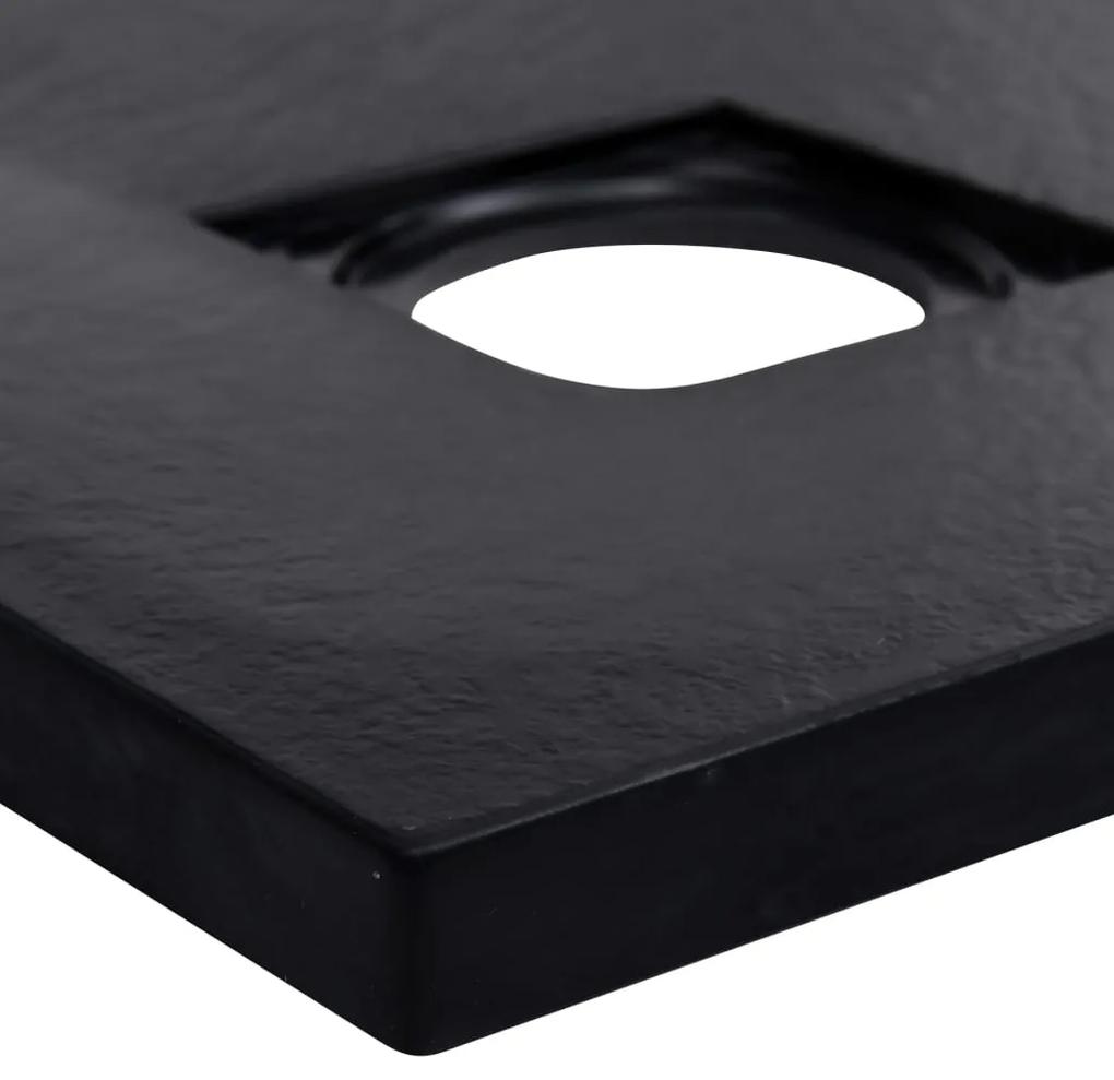 Sprchová vanička SMC černá 90 x 90 cm,  146527