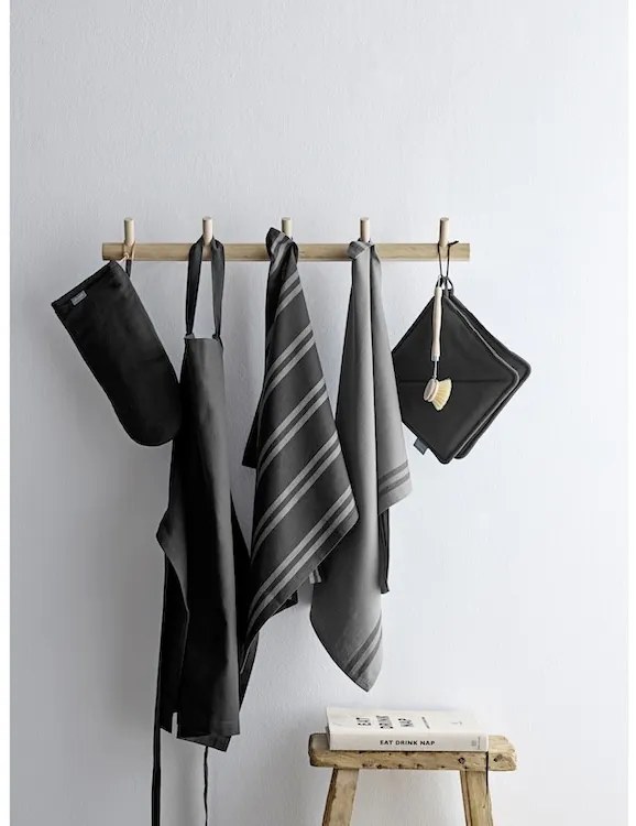 Södahl Kuchyňská zástěra 70x91 cm Soft Black