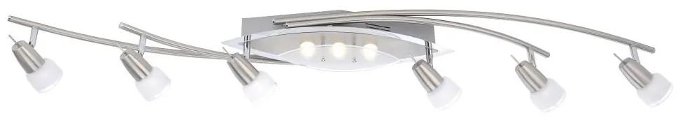 PN 6174-55 MERAL LED stropní svítidlo, 9ramenné, ocel, bodové svítidlo, spot 3000K - PAUL NEUHAUS