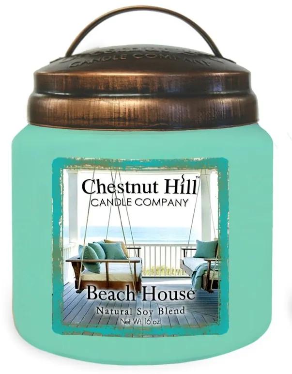Chestnut Hill Candle CO Chestnut Hill Vonná svíčka ve skle Dům na pláži - Beach House, 16oz