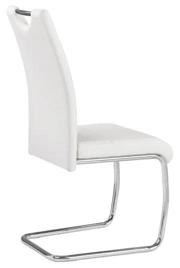 Sada 4 čalouněných židlí K211, Potah: PU ekokůže U-3 (bílá)