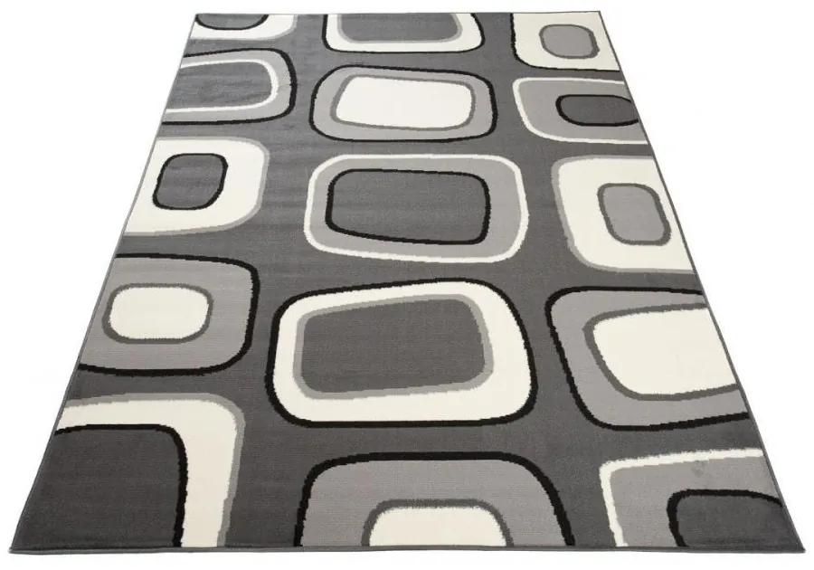 Kusový koberec PP Candy tmavě šedý 160x220cm
