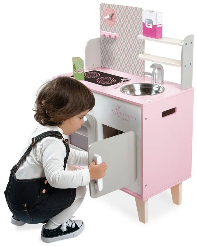 Dřevěná kuchyňka Macaron