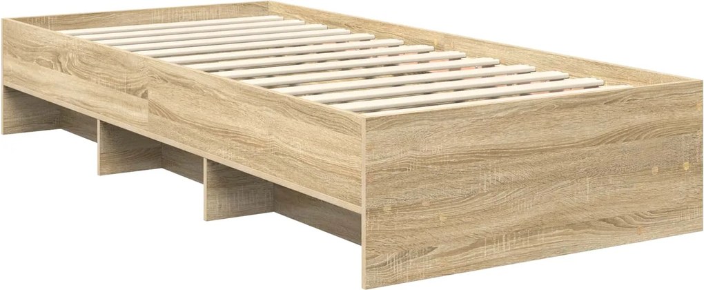 Rám postele s čelo Sonoma dub 80 x 200 cm Kompozitní dřevo 3408902