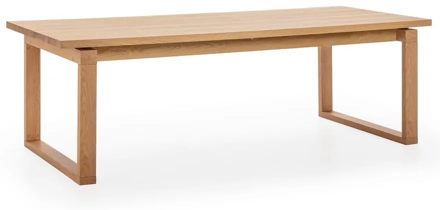 Jídelní stůl s deskou v dubovém dekoru 100x220 cm Rina – Marckeric
