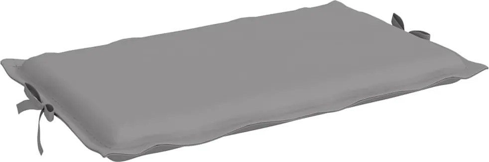 Poduška na lehátko šedá 186x58x4 cm oxfordská látka 314159
