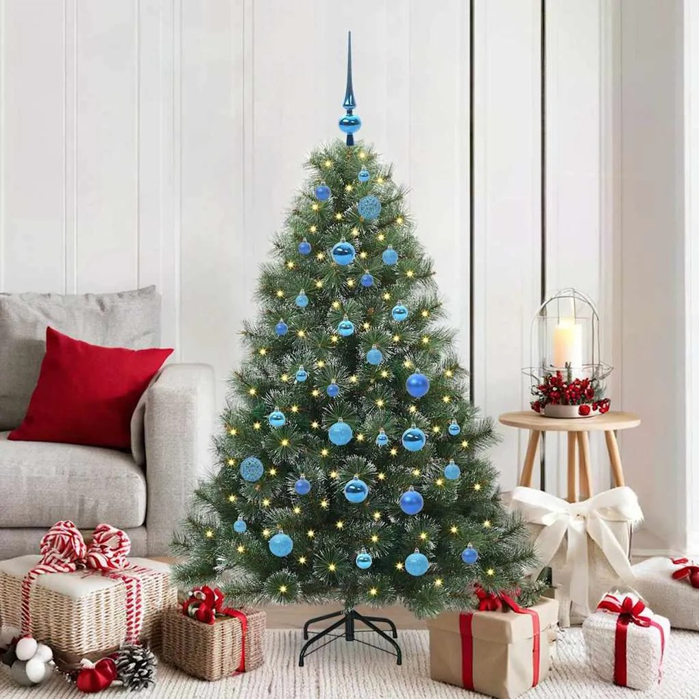 Umělý vánoční stromeček s stojanem Zelená 150 cm PE a PVC 3397842