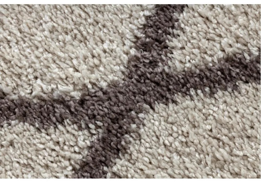 Kusový koberec Shaggy Beni krémový 180x270cm